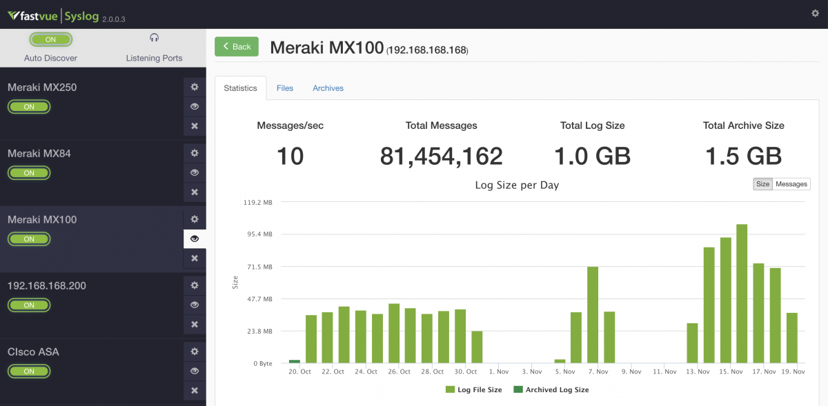 How To Configure Cisco Meraki Logging and Reporting | WebSpy Vantage 3.0