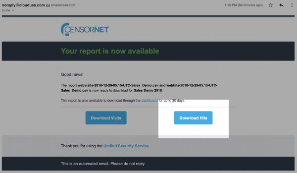 How to Configure CensorNet Logging and Reporting